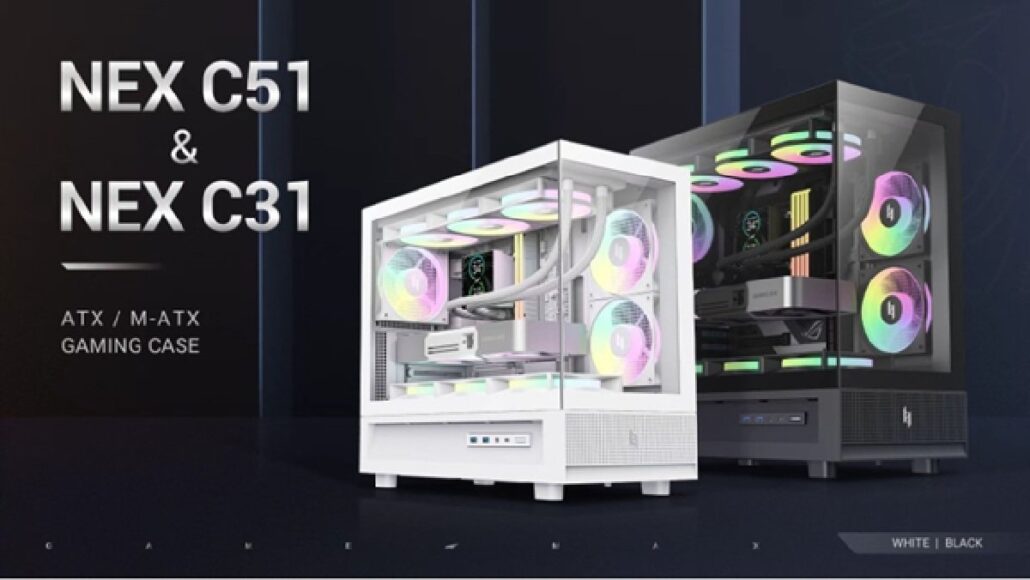 GAMEMAX Announces NEX C51 and NEX C31 Panoramic PC Cases - Saudi Tech Post